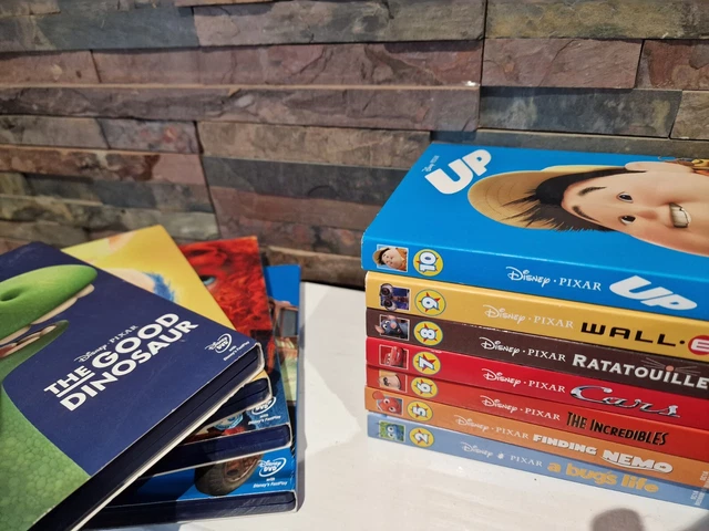 DISNEY PIXAR COLLECTION DVD's Collectible O Ring Sleeves. WALLE BRAVE ...