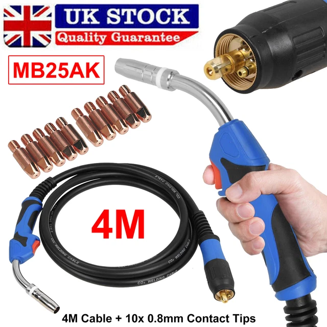 Welding Gun For Metal MB25AK MB15 MIG MAG Welding Torch Euro Gas CO2 ...