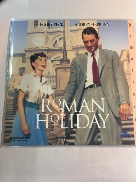 ROMAN HOLIDAY LASERDISC Gregory Peck, Audrey Hepburn Remastered $18.00 ...