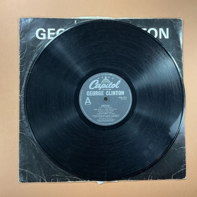 GEORGE CLINTON LOOPZILLA/POT Sharing Tots 12” Vinyl Single Capitol ...