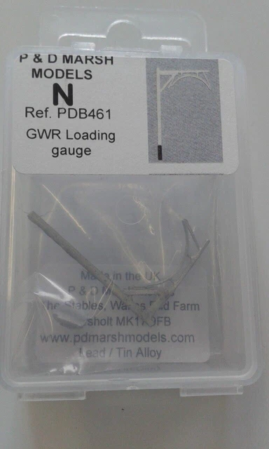GWR LOADING GAUGE - P&D Marsh PDB461 - N gauge Scenery EUR 13,91 ...