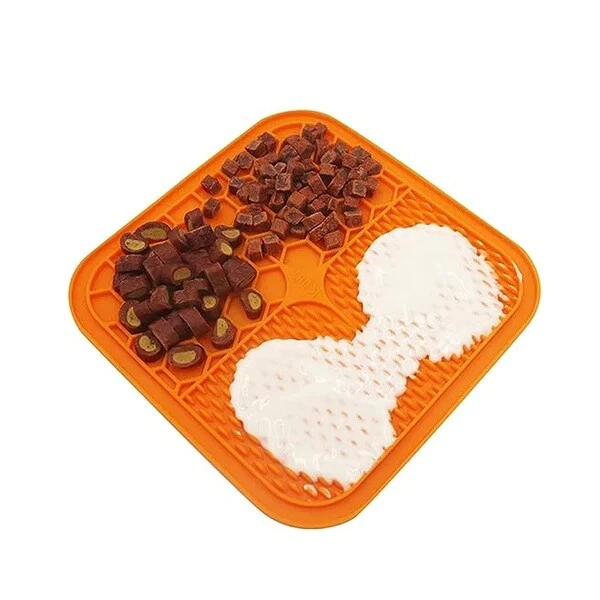 LICK MAT DOG Puppy Lick Mat Playdate Treat Boredom Buster Dogs ...