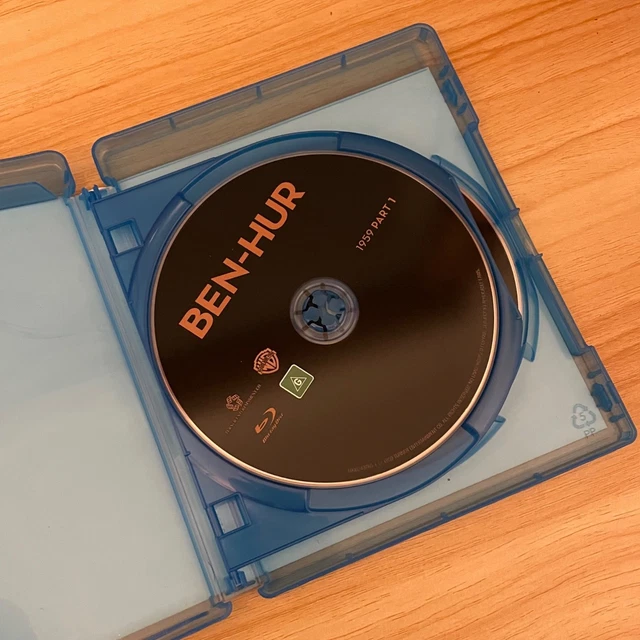 BEN HUR 1959 Blu-ray Original 65mm Version Region Free 2 Discs Charlton ...