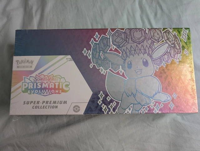 POKEMON TCG PRISMATIC Evolutions Super Premium Collection Box NEW ...