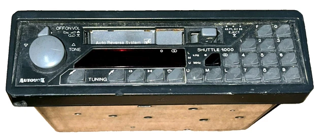 VINTAGE 1982 AUTOVOX Shuttle 1000 Car Radio Cassette Car Stereo £144.50 ...