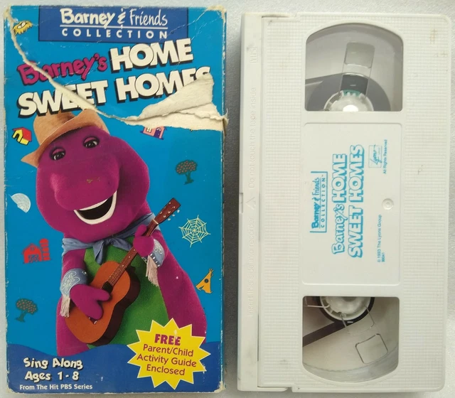 BARNEY - BARNEYS Home Sweet Homes (VHS, 1993) $13.32 - PicClick CA