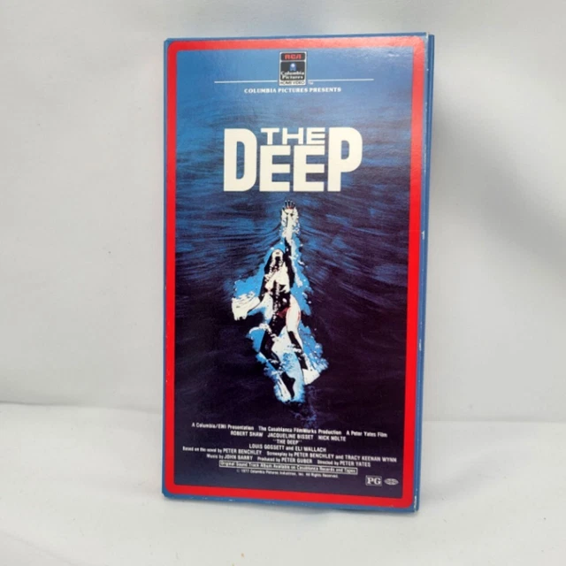 THE DEEP VHS Nick Nolte Robert Shaw Jacqueline Bisset Sea Creature $9. ...