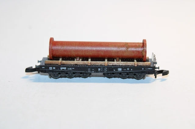 MÄRKLIN Z GÜTERWAGEN 82349 -1 Schwerlastwagen DB beladen ohne OVP ohne Rungen EUR 37,50 ...