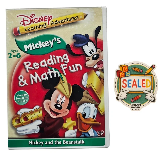 DISNEY'S LEARNING ADVENTURES - Mickey's Reading Math and Fun - Mickey ...