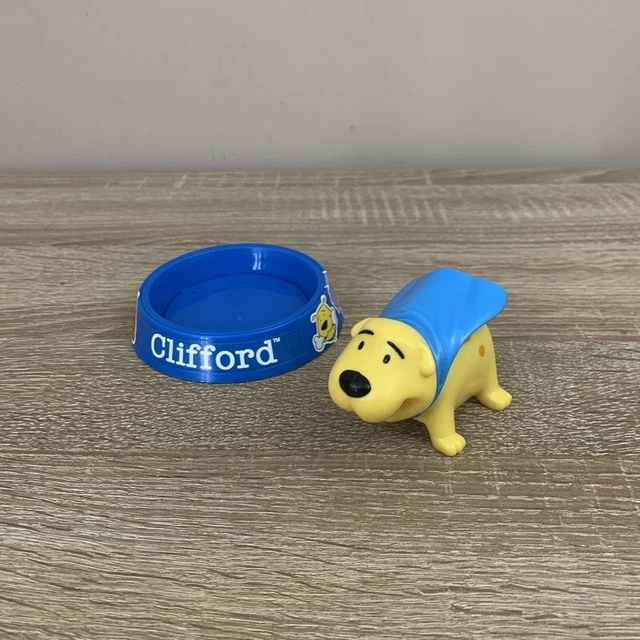 MCDONALDS CLIFFORD THE Big Red Dog T Bone Toy Figure £6.99 - PicClick UK