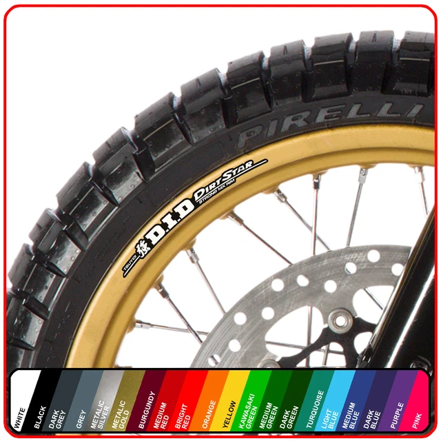 DID DIRT STAR ST-X LT-X Tsuyoi wheel rim stickers decals - choice 20 ...
