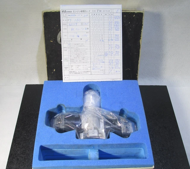 O.S. GEMINI FT-160 Flat-Twin Glow Engine Fully overhauled for Model ...