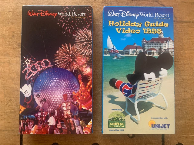 DISNEYLAND FLORIDA VHS video tapes Resort Tours 1998 And 2000 Holiday ...