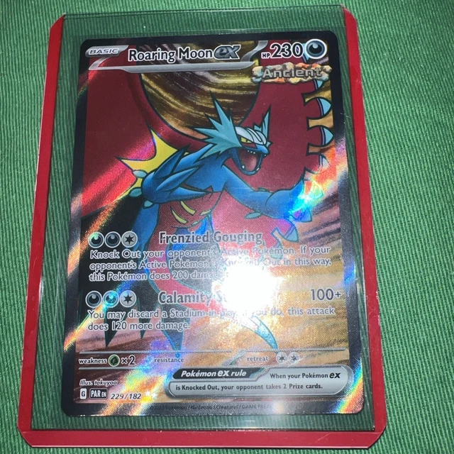 POKÉMON TCG ROARING Moon ex Paradox Rift 229/182 Holo Ultra Rare EUR 14 ...
