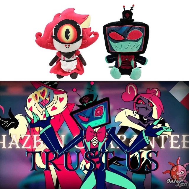 OFFICIAL LICENSED HAZBIN Hotel Vox 9" Plush Youtooz Vox Hazbin Hotel ...