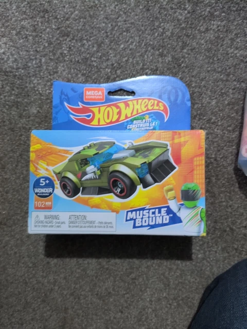 MEGA CONSTRUX GVM30 Hot Wheels MUSCLE BOUND M Car 102 Pcs MATTEL £10.80 ...
