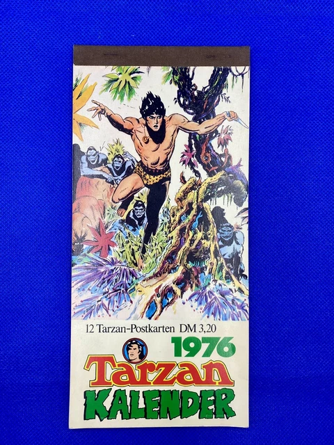 TARZAN POSTKARTEN-KALENDER 1976 - Rarität aus dem Williams-Verlag ...