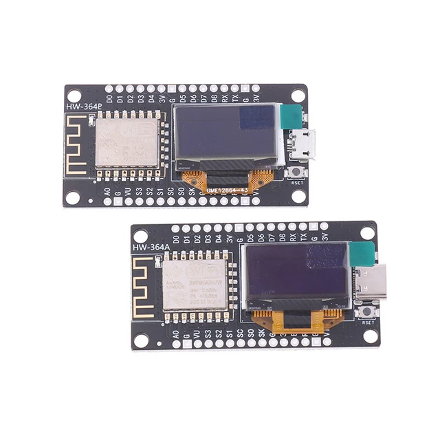Nodemcu Esp8266 Development Board With 0 96 In Oled Display Ch340