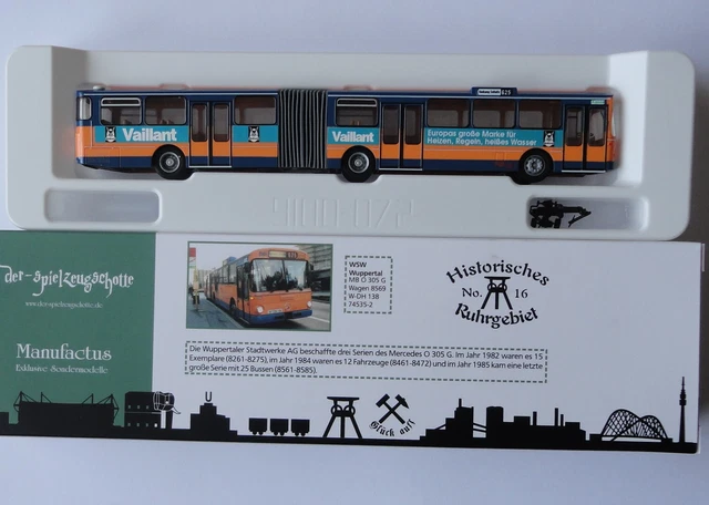 MANUFACTUS EXKLUSIVE SONDERMODELLE MB O 305G Wuppertaler Stadtwerke WSW ...