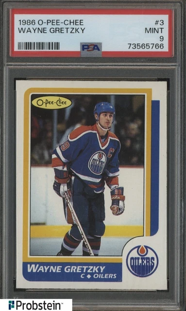 1986 O-PEE-CHEE OPC Hockey #3 Wayne Gretzky Oilers HOF PSA 9 COMME NEUF EUR 37,04 - PicClick FR