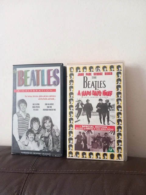 THE BEATLES A Celebration & Hard Days Night VHS Video Bundle 2 Tapes £3 ...