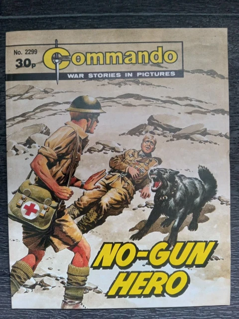 COMMANDO COMIC NUMBER 2299 No-Gun Hero Military Action Comic. EUR 4,46 ...
