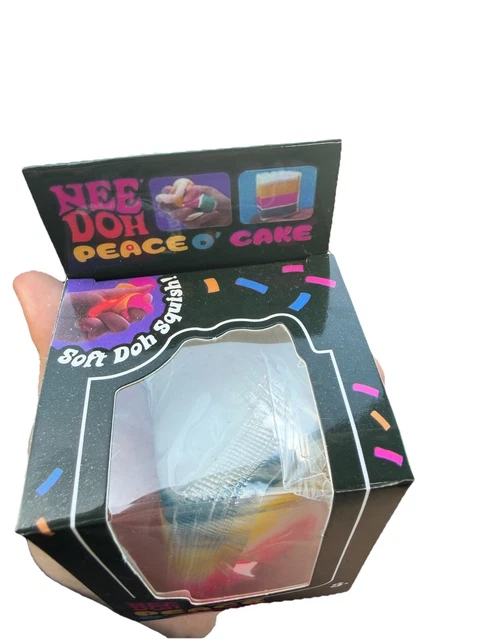NEEDOH PEACE O' CAKE Squishy Toy NEE DOH Rainbow Cake £33.56 - PicClick UK