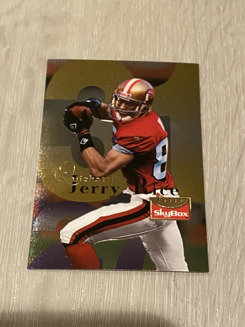 JERRY RICE 1995 Skybox Premium insert Quickstrike #Q4 San Francisco ...