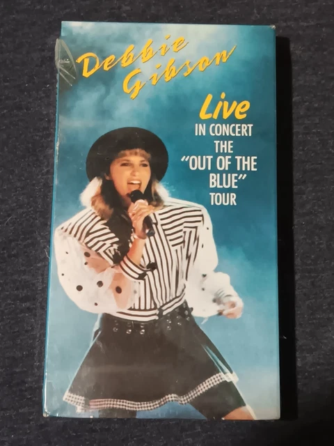 VHS: DEBBIE GIBSON Live in Concert: The "Out of the Blue" Tour 1993 NEW ...