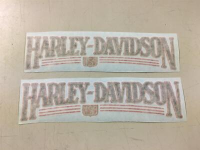 HARLEY-DAVIDSON SHOVELHEAD EVO FXR Dyna Gas tank Decals Stickers Red ...