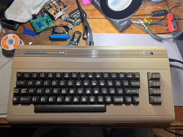 COMMODORE 64 COMPUTER - Fully restored, Recapped,heatsinked,Cleaned ...