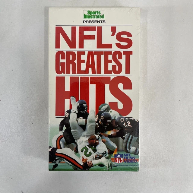 SPORTS ILLUSTRATED VHS Video Tape NFL's Greatest Hits 1988 Vintage New ...