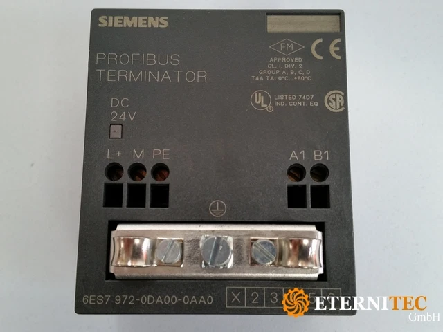 SIEMENS SIMATIC PROFIBUS Terminator 6ES7 972-0DA00-0AA0 £24.68 ...