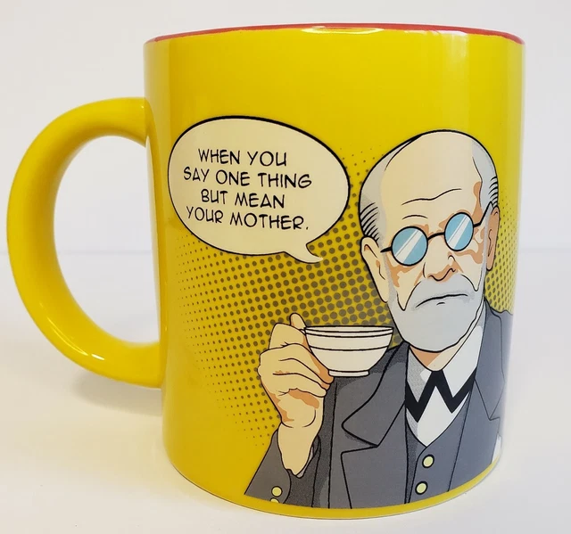 NWOT 2015 UNEMPLOYED Philosophers Guild Freudian Sips Coffee Mug 12oz ...