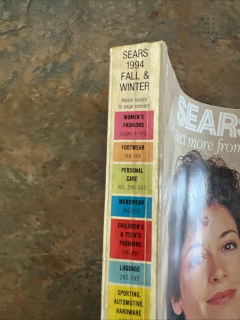 VINTAGE SEARS 1994 Fall Winter Catalog Fashion Electronics Furniture ...
