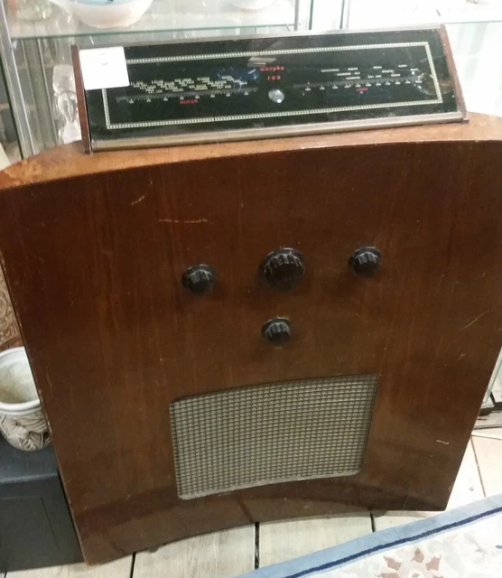 VINTAGE MURPHY 188 valve radio floor standin in working order £165.00 ...