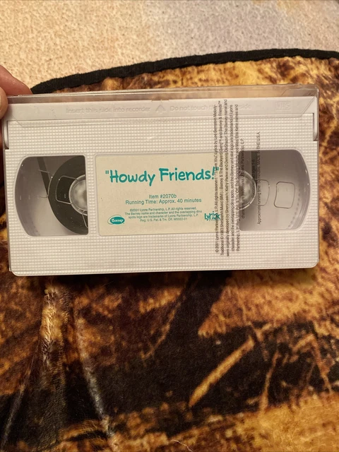 BARNEY HOWDY FRIENDS Vhs Rare 2001. Cassette Only. Non Original Case ...