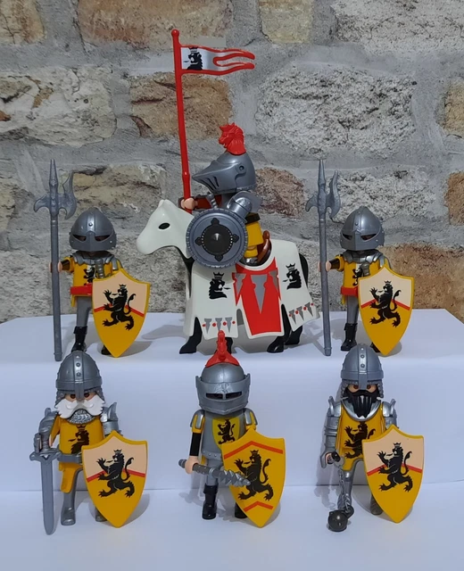 PLAYMOBIL ROYAL LION Knights bundle, castle figures playset, rare ...