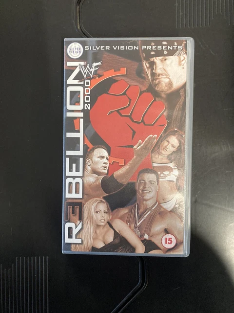 *RARE* WWF REBELLION 2000 VHS Wrestling Video Vintage Attitude Era WWE ...