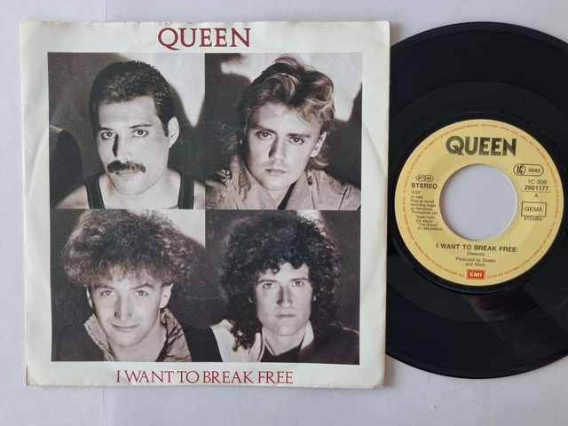 QUEEN/ FREDDIE MERCURY - I Want To Break Free 7'' Vinyl Germany EUR 9 ...
