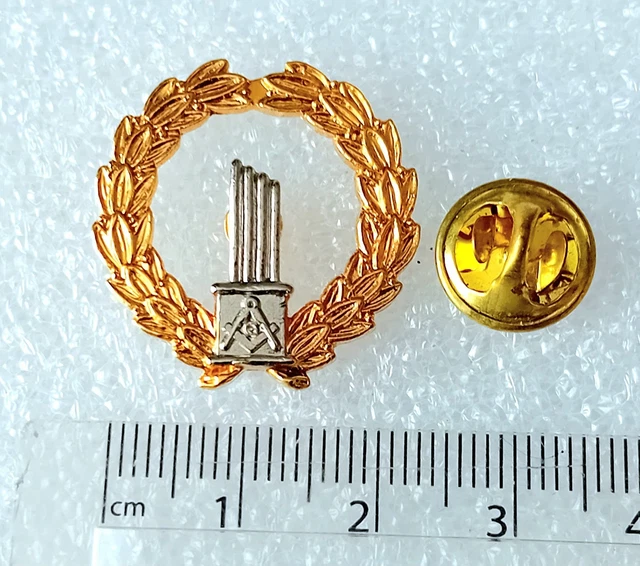 VINTAGE MASONIC BROKEN Column widows Lapel Pins A556 £9.11 - PicClick UK