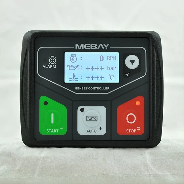 MEBAY DC30D GENSET Controller Generator Control Module w/1.8" LCD ...