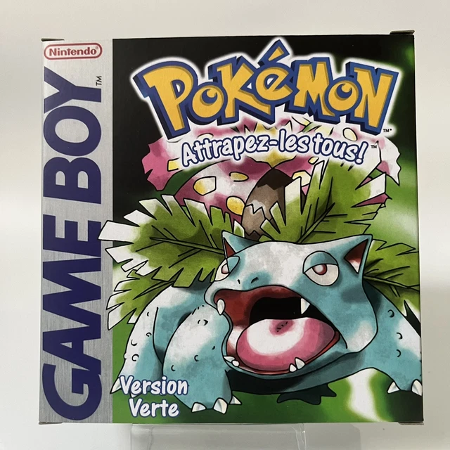BOITE DE JEUX Pokemon Version Verte + Cale Plateau EUR 16,99 - PicClick FR
