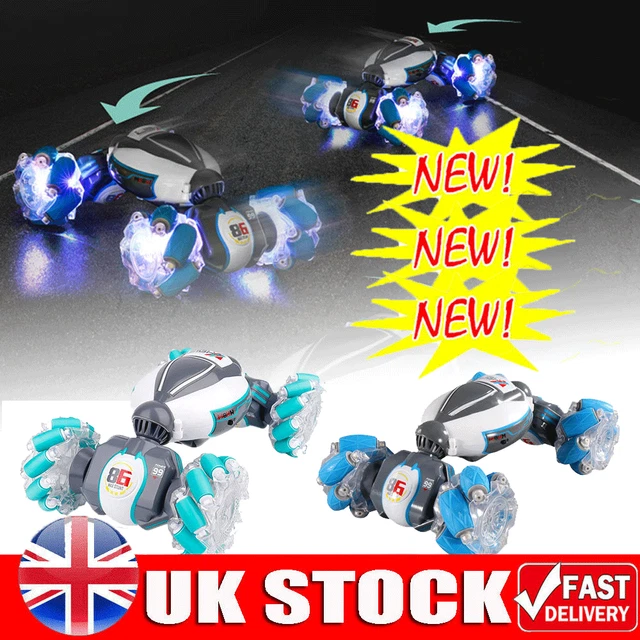 4WD HAND GESTURE Sensing RC Stunt Car Off-Road Remote Control Twist Car ...