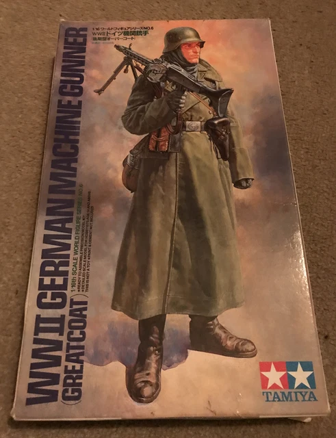 TAMIYA 1/16 SCALE WW2 German Machine Gunner (Greatcoat) model kit EUR ...