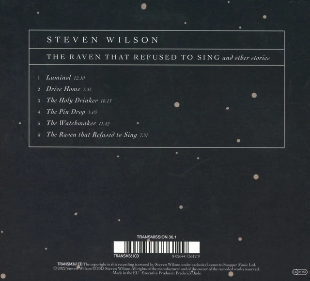 STEVEN WILSON THE Raven That Refused to Sing (And Other Stories) (CD ...
