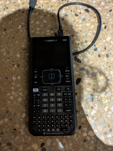 TI-NSPIRE XX CAS Calculator With Charging Cord $55.00 - PicClick AU