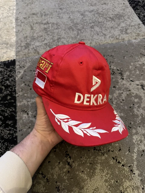 MICHAEL SCHUMACHER COLLECTION PPM Formula 1 F1 DEKRA Hat Cap Red ...