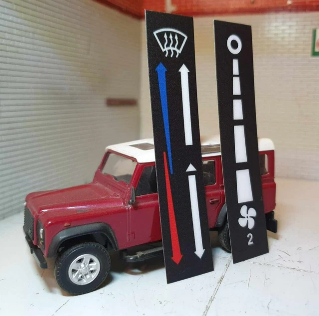 LAND ROVER DEFENDER Heater Fan Control Label Decals OE Quality MTC6007 ...