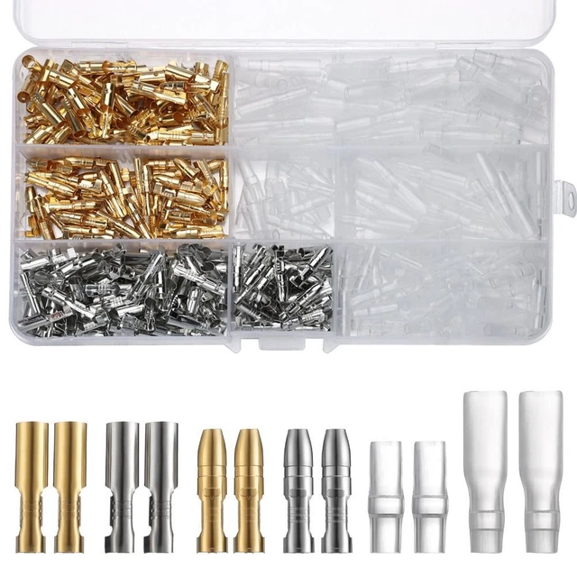 SPRING BULLET CONNECTORS Terminals Connector Crimp Terminal Wire ...